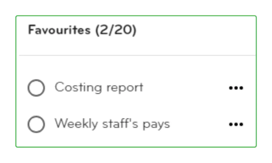 Smartly | Report generator - How to save a favourite report
